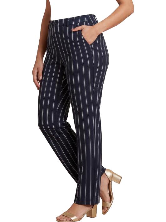 JESSICA LONDON Jessica London Bi-Stretch Straight Leg Pants